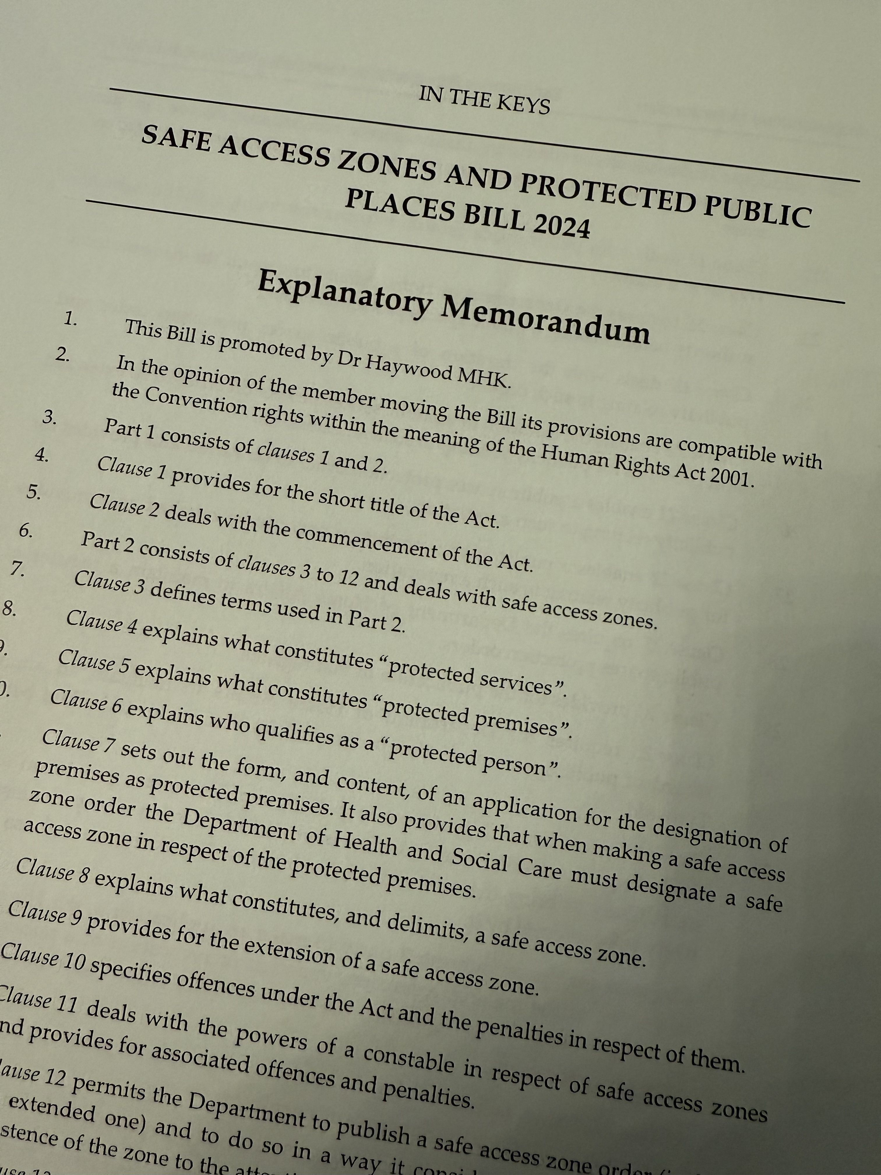 Safe Access Zones and Protected Public Spaces